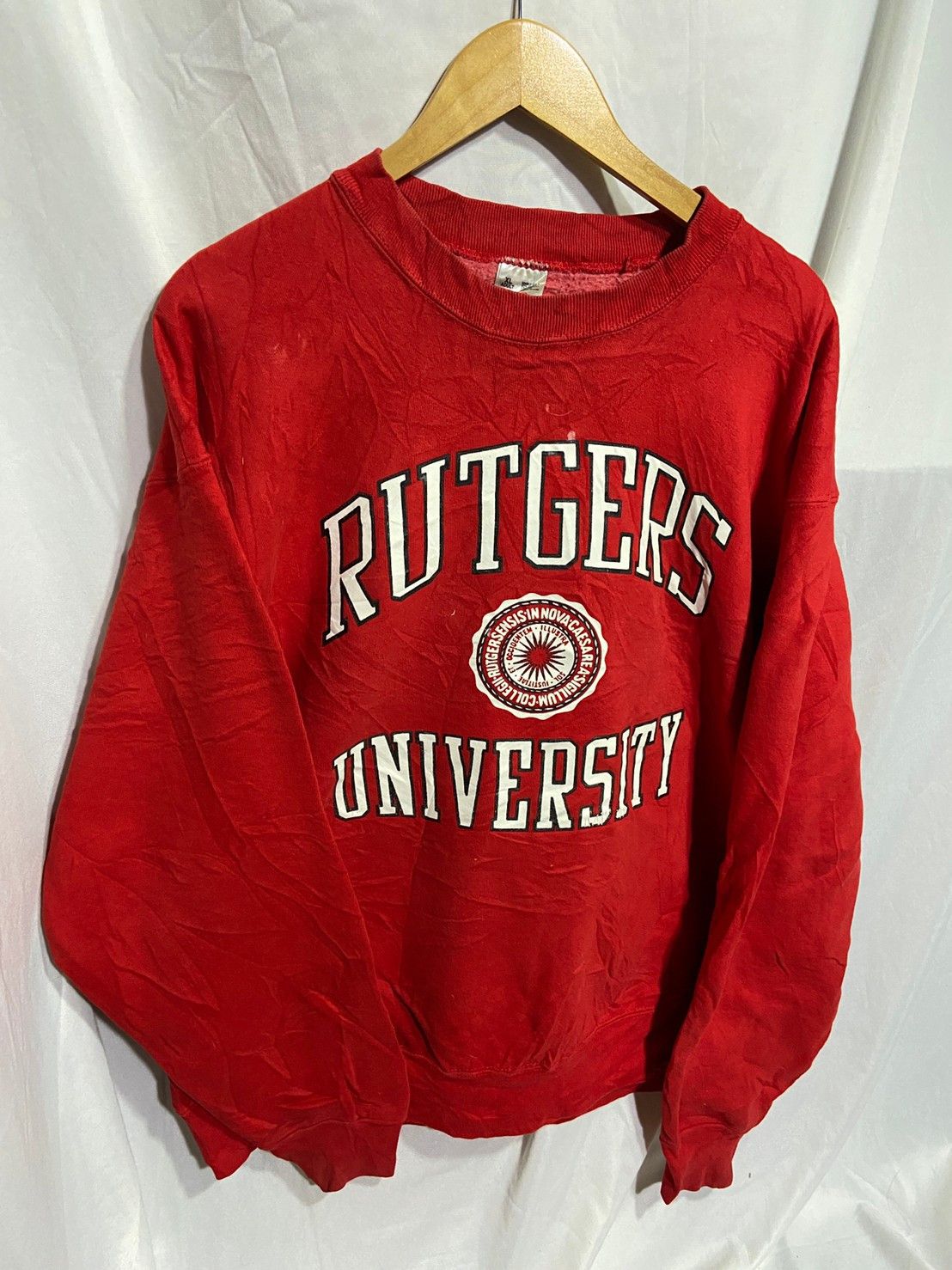Vintage Vintage Rutgers University Sweatshirt 90s | Grailed