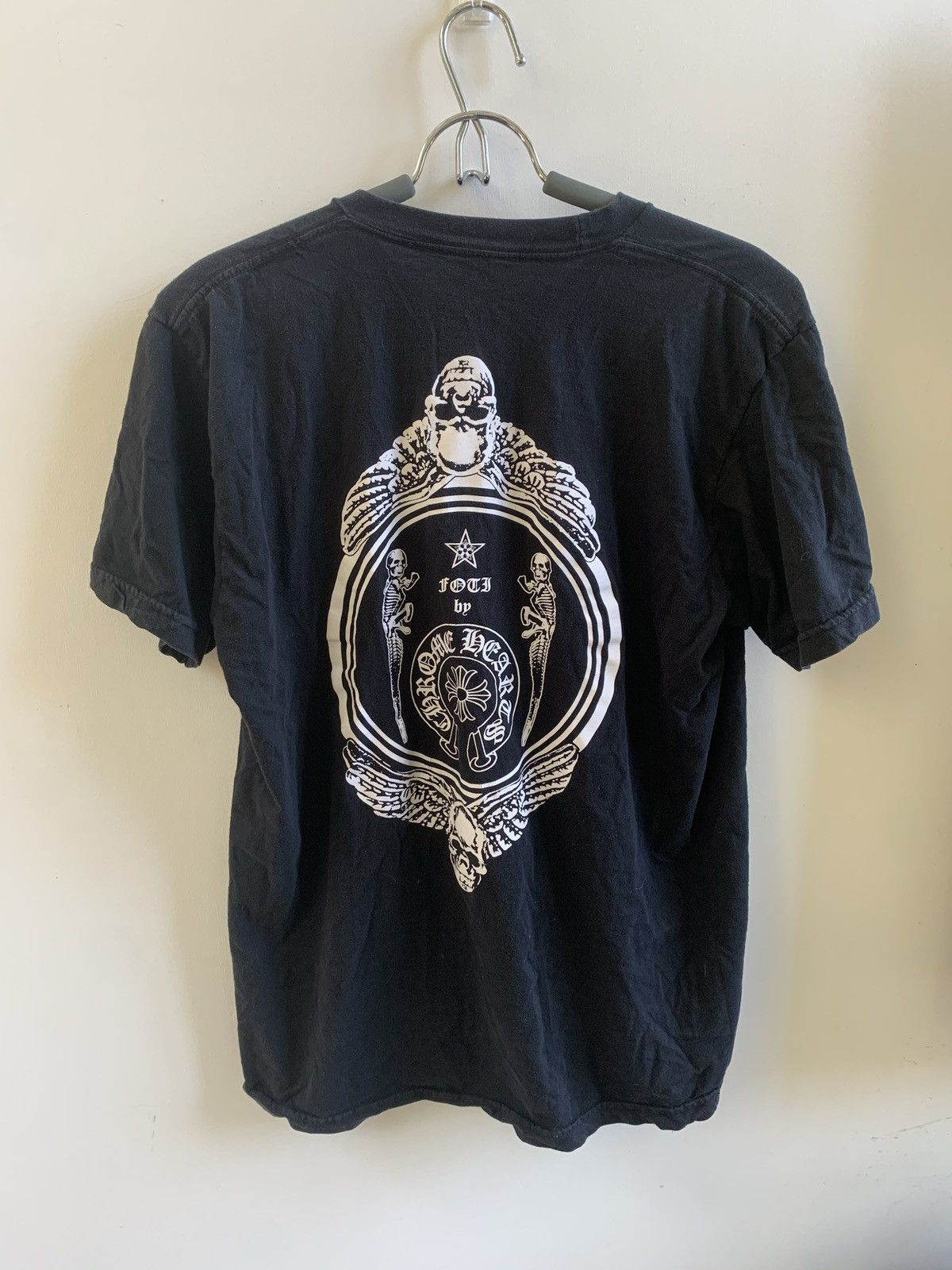 Chrome Hearts Chrome Hearts Joe Foti Skeleton tee | Grailed