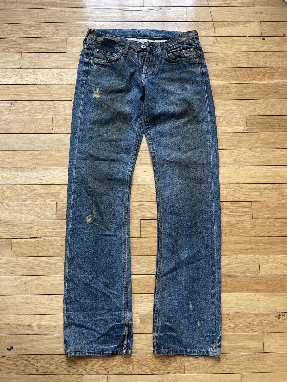 Rick Owens Rick Owens Slab Oiled Wash Selvedge Denim | Grailed