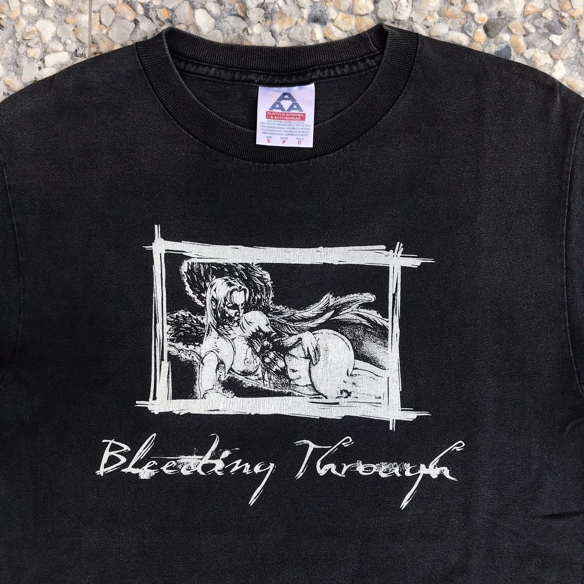 Band Tees × Rock Tees × Vintage Vintage Bleeding Through Shirt | Grailed