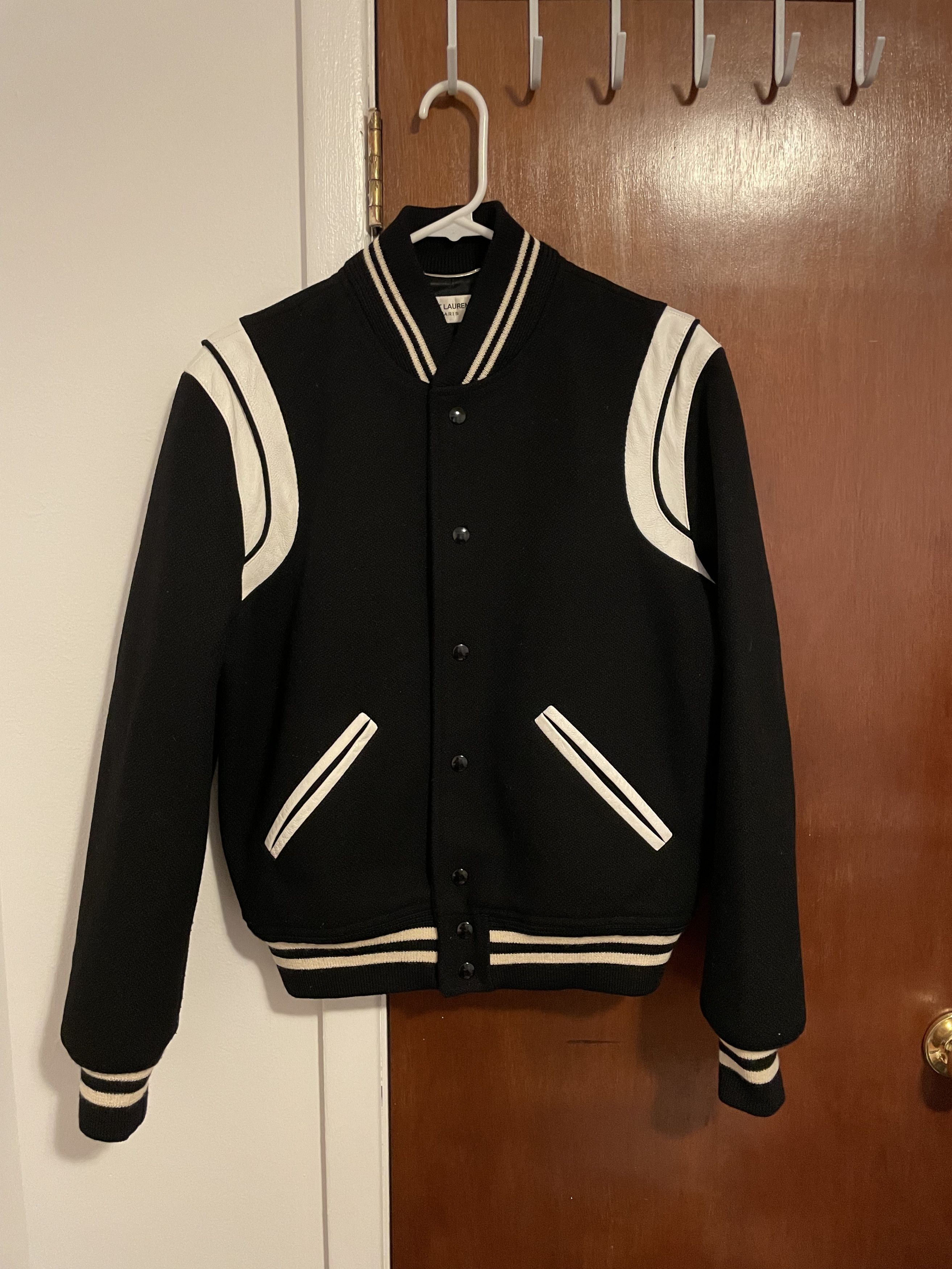Yves Saint Laurent SAINT LAURENT 2015 Teddy Varsity Jacket | Grailed