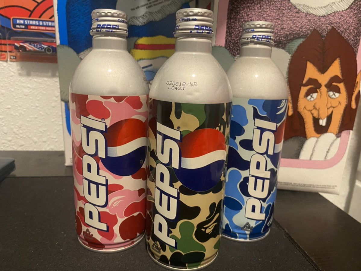 Bape Bape Pepsi cans | Grailed