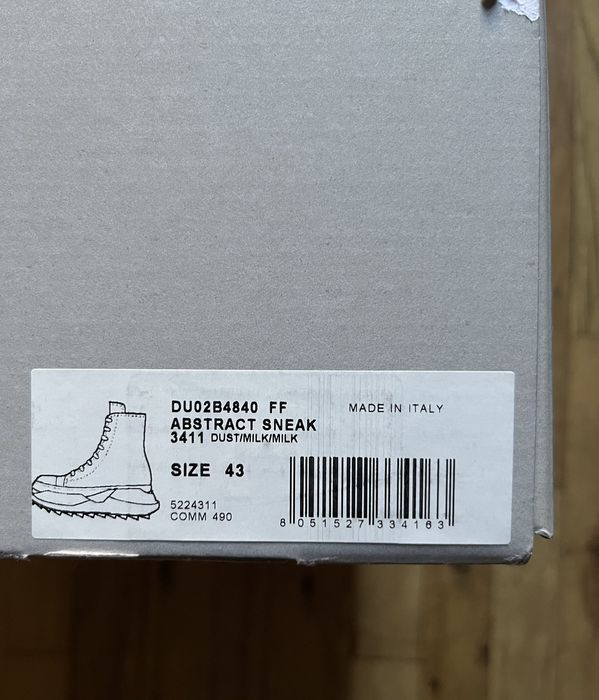 Rick Owens FW22 “STROBE” Yeti fur abstract Ramones | Grailed