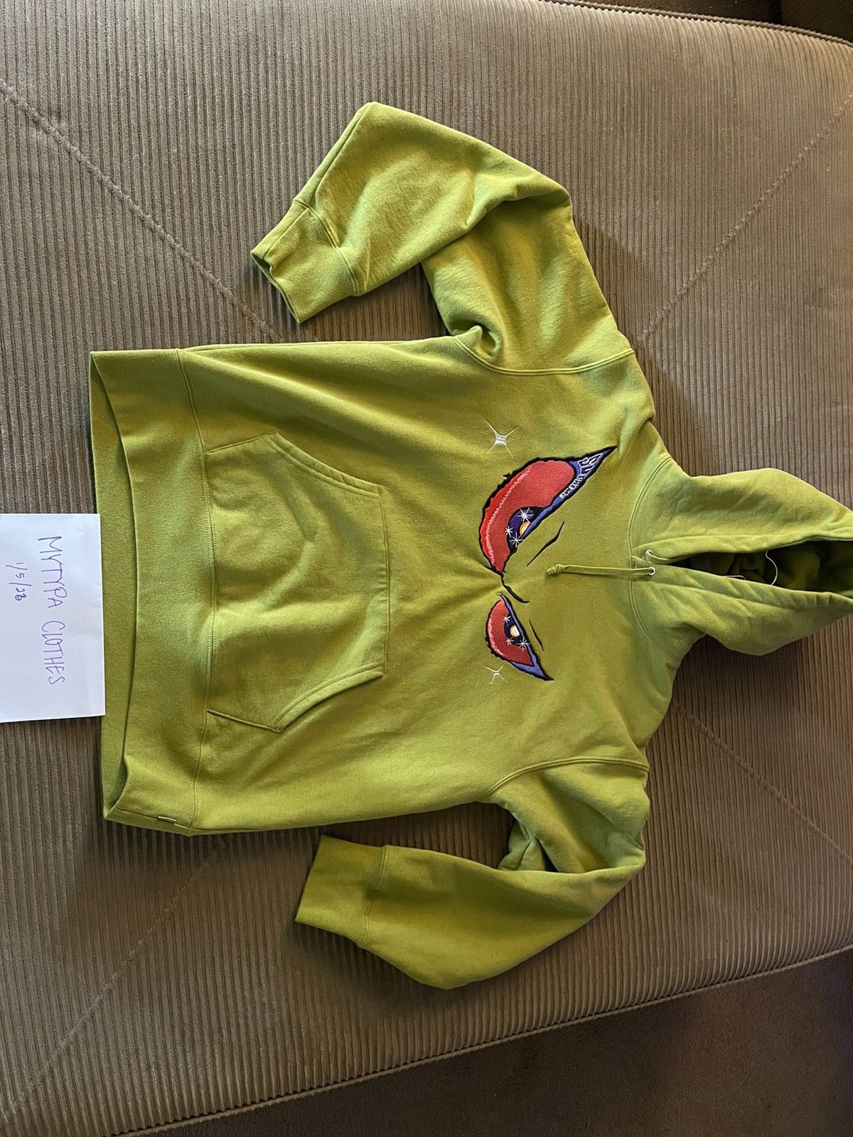Supreme Supreme grinch eyes hoodie | Grailed