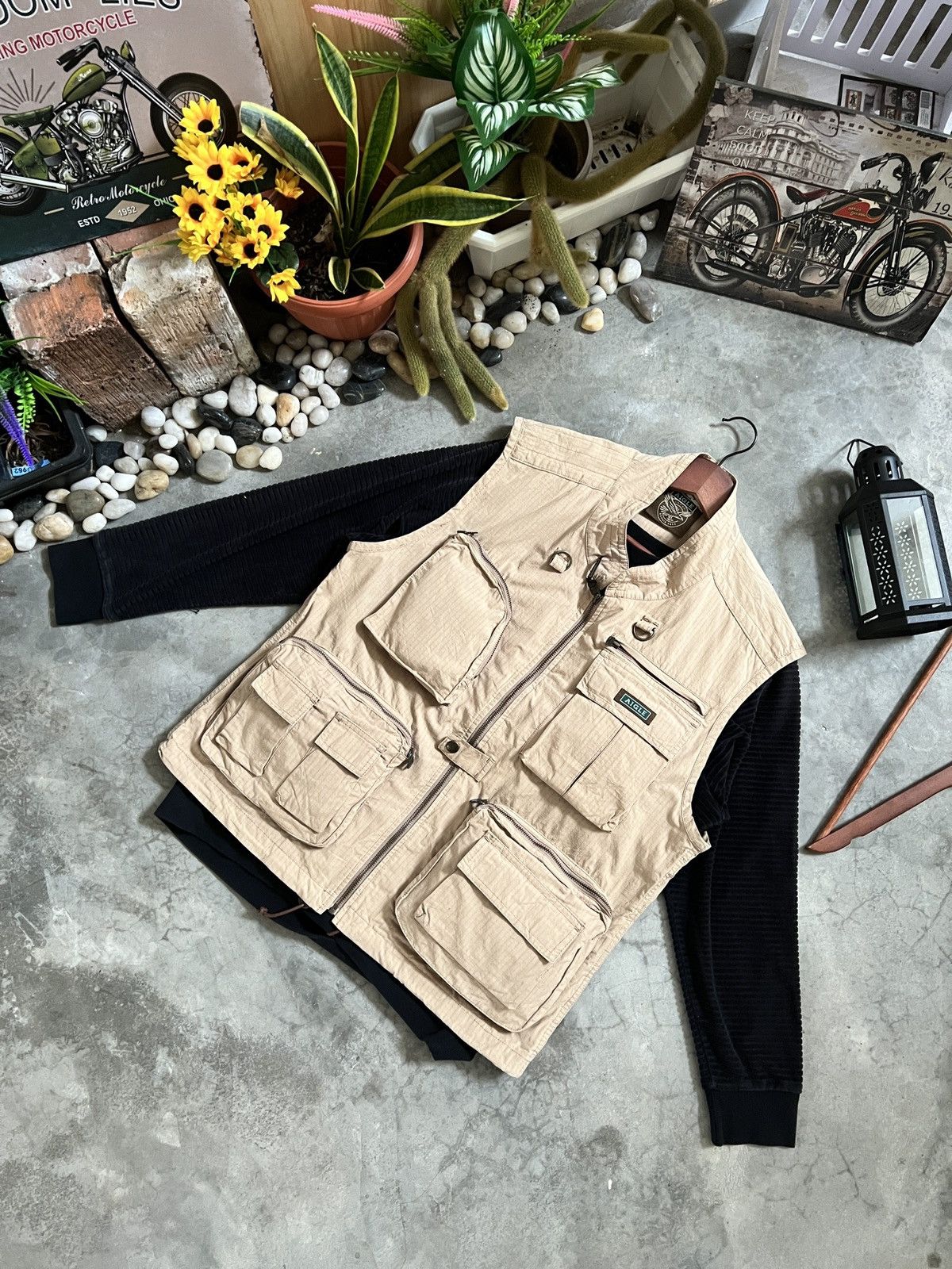 Japanese Brand × Tracey Vest × Vintage Vintage 🖤 Aigle Multipocket ...