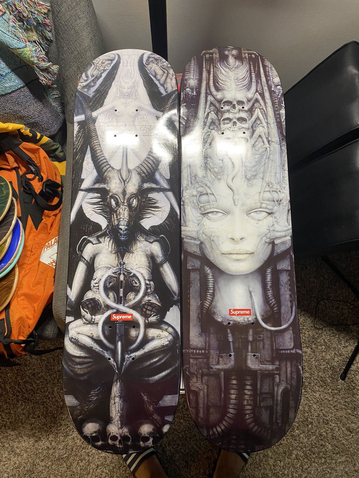 Supreme Supreme H.R Giger Skateboard Deck Set | Grailed