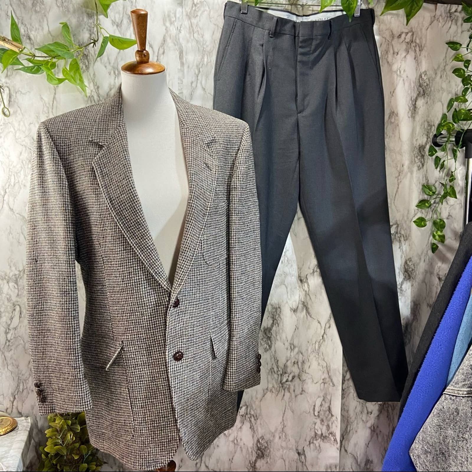 Harris Tweed Vintage Harris Tweed Scottish Wool Suit 40R | Grailed