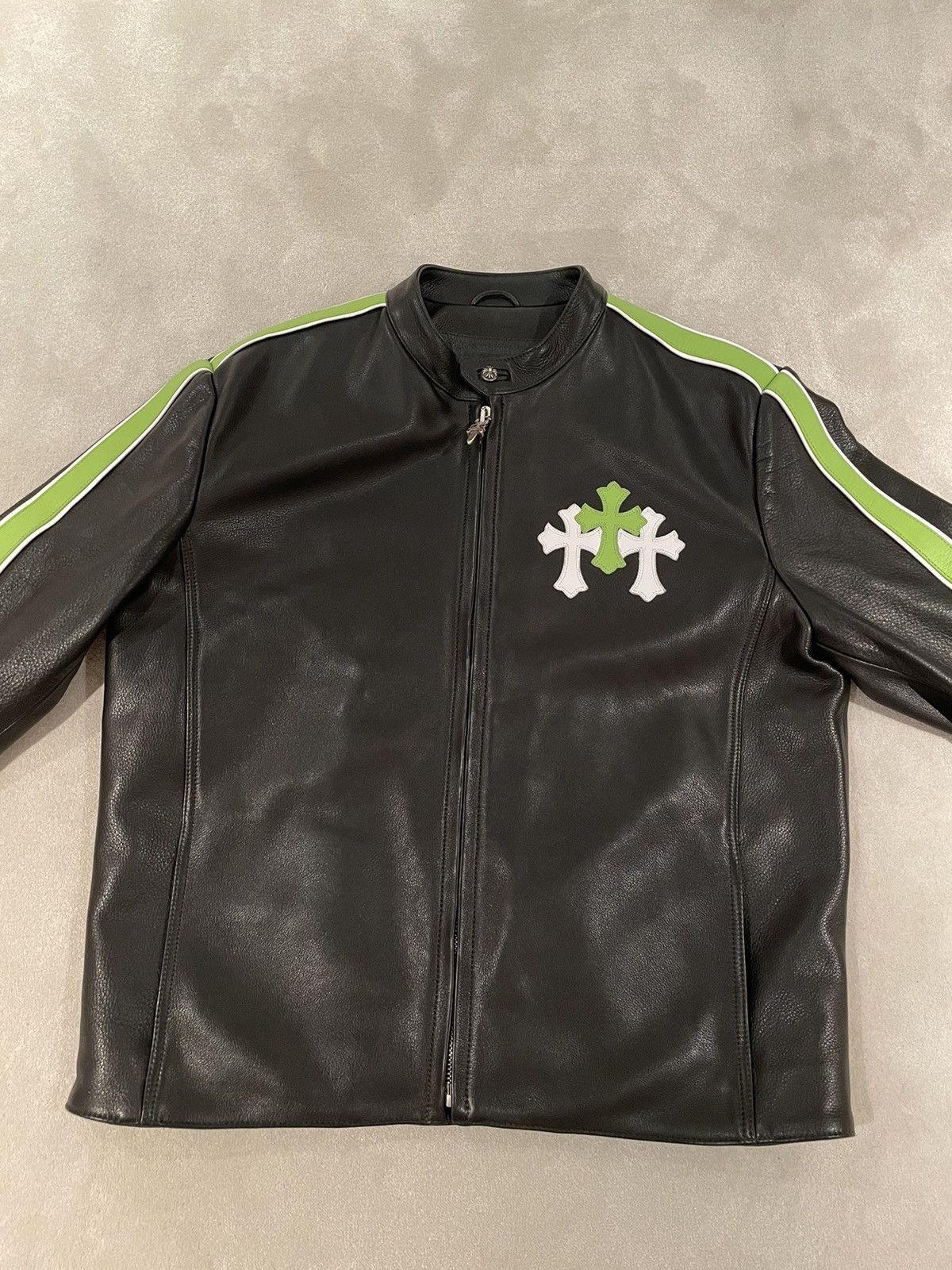 Chrome Hearts Chrome Hearts Leather Jacket | Grailed