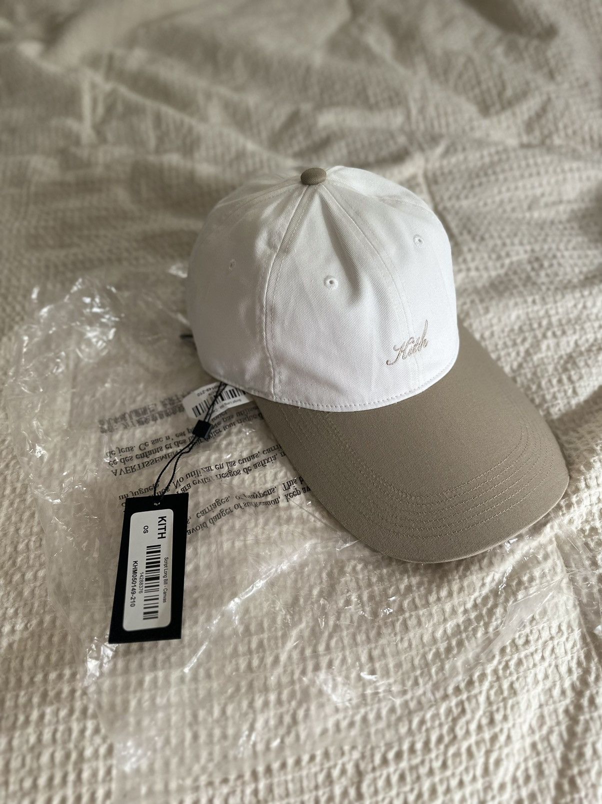 Kith Kith Script Long Bill - Canvas | Grailed