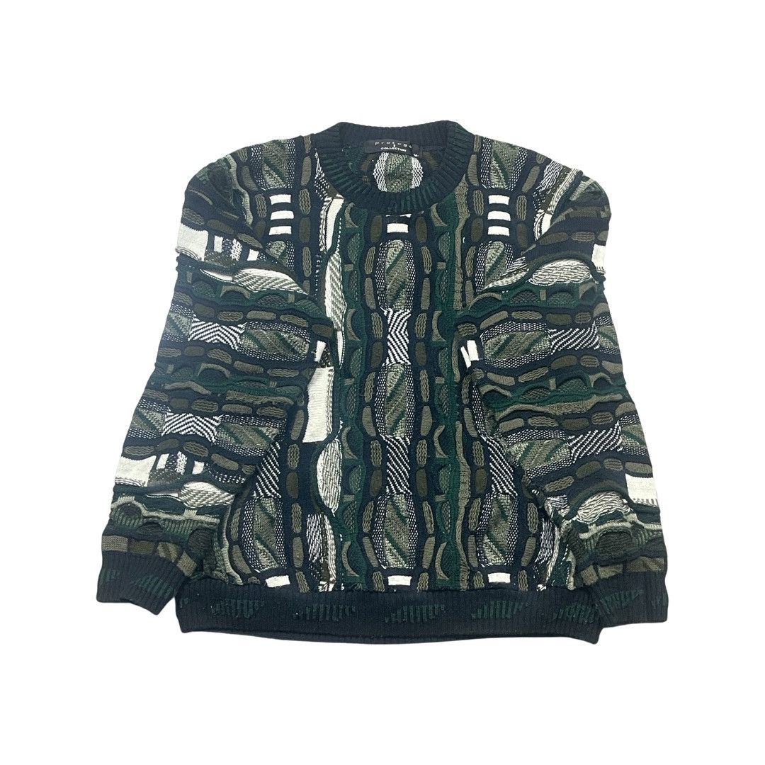 Coogi × Streetwear × Vintage Medium Coogi Inspired 3d Knit Sweater ...