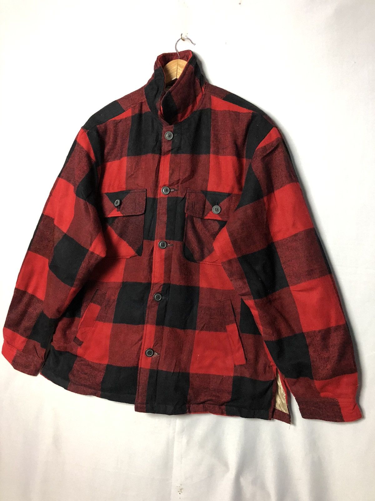 Flannel × Vintage Vintage Collin Flannel quilted Checkerboard jackets ...