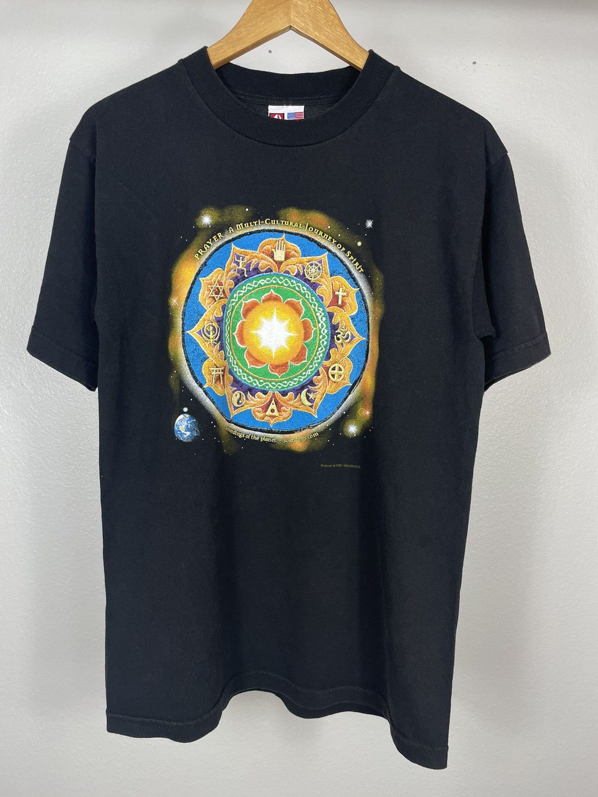 Vintage Prayer Multi-Cultural Journey of Spirit Planet T-shirt | Grailed