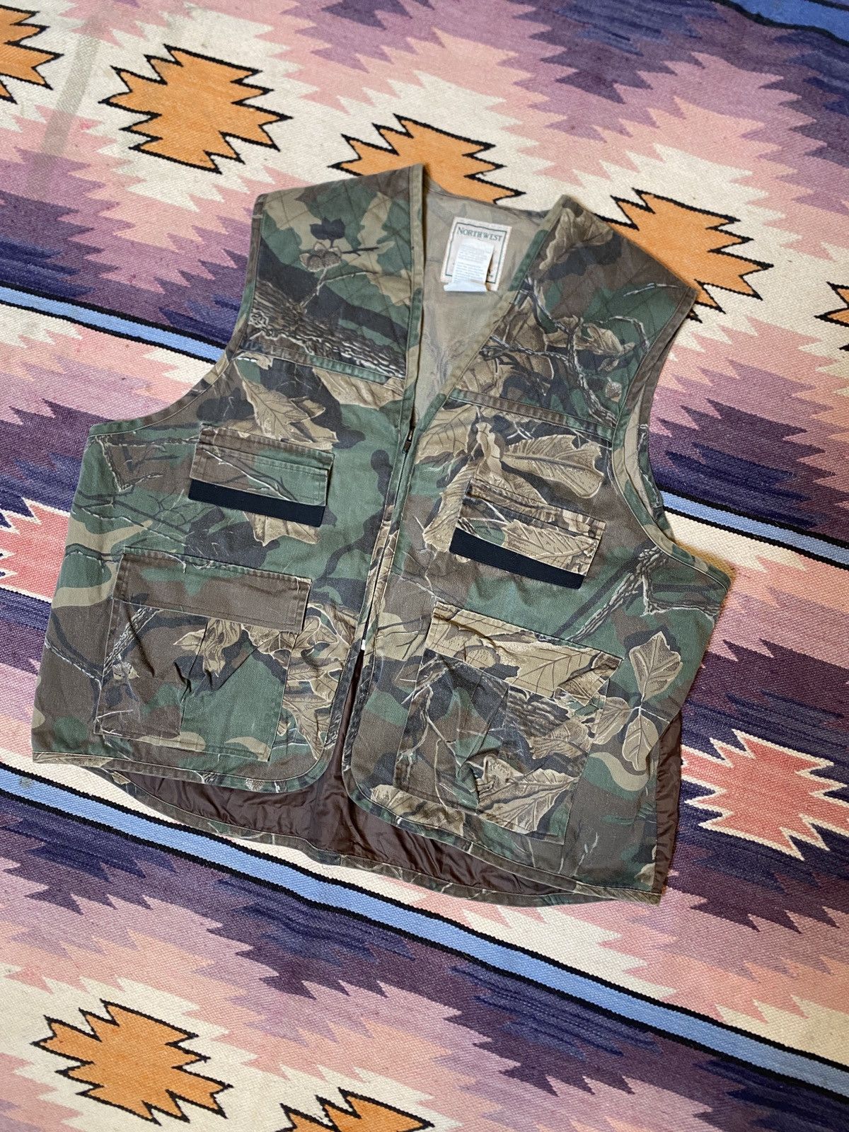 Vintage Vintage 90s Camo Utility Tactical Vest Boxy Fit | Grailed