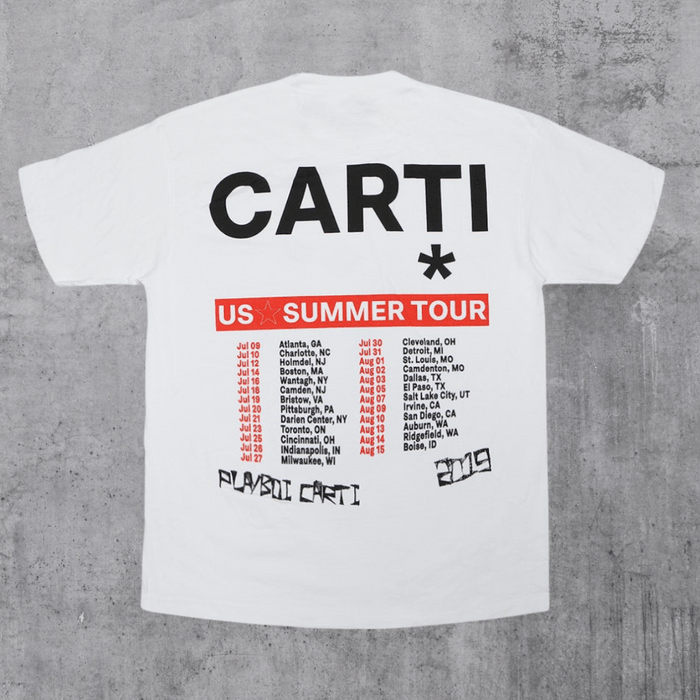 AWGE LAST DROP-Playboi Carti x Middle Finger 2019 Tour Shirt | Grailed