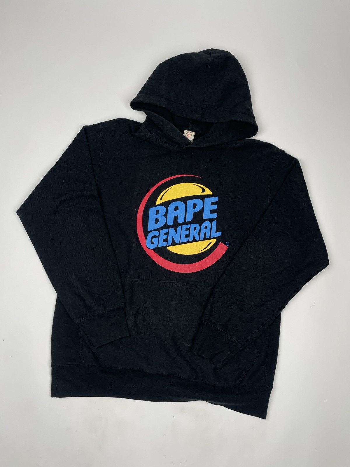 Bape RARE Bape General hoodie Burger King bootleg | Grailed