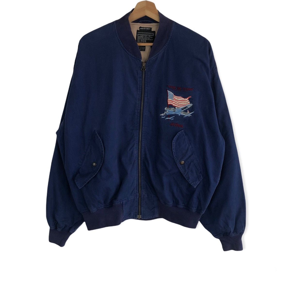 Vintage 1990 AVIREX FLYERS USAF M1 BOMBER JACKET | Grailed