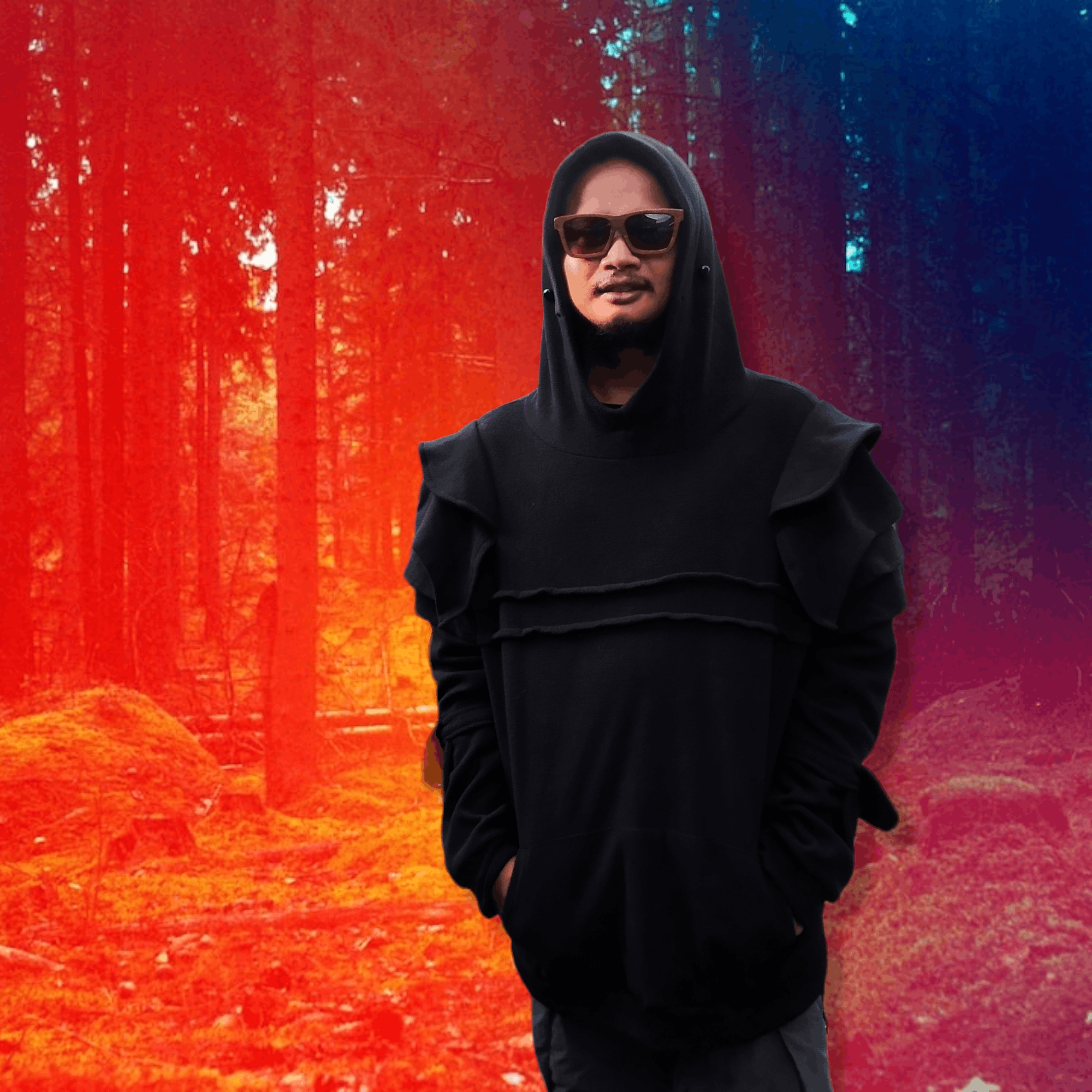 Vintage Vintage Medieval Techwear Knight Men Assassins Hoodie Jacket ...