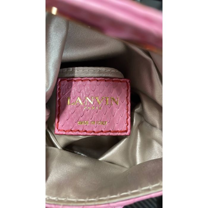 Lanvin Pop Shoulder Bag Python Mini | Grailed