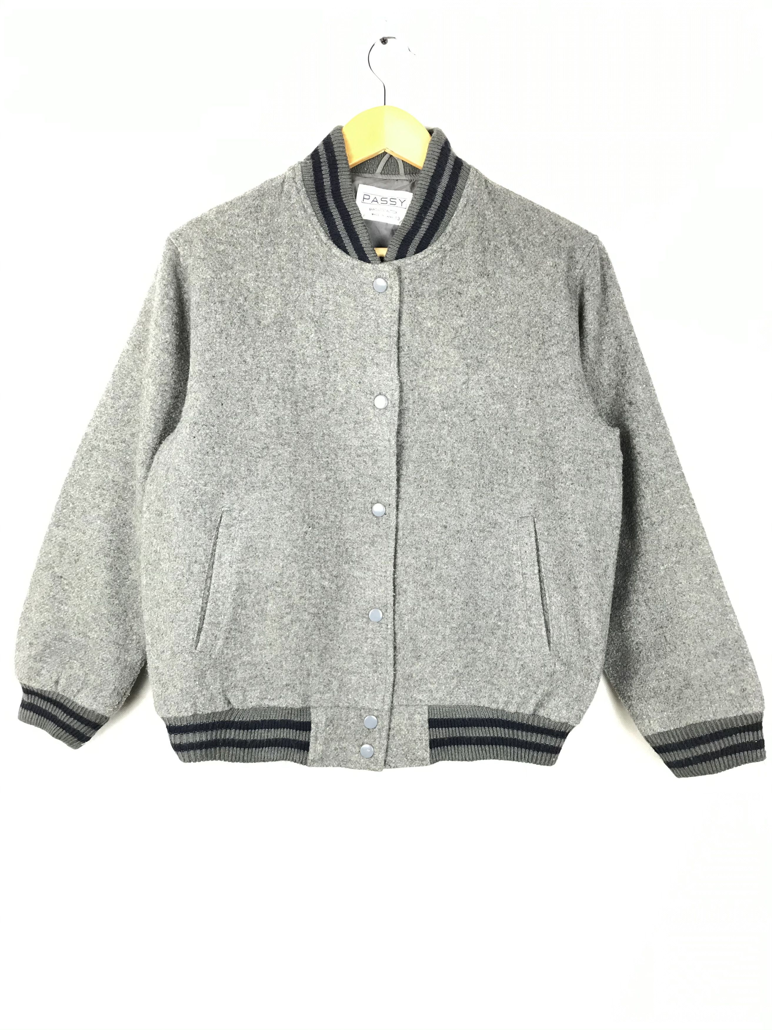 Vintage Vintage Passy Varsity Jacket Wool Cashmere | Grailed