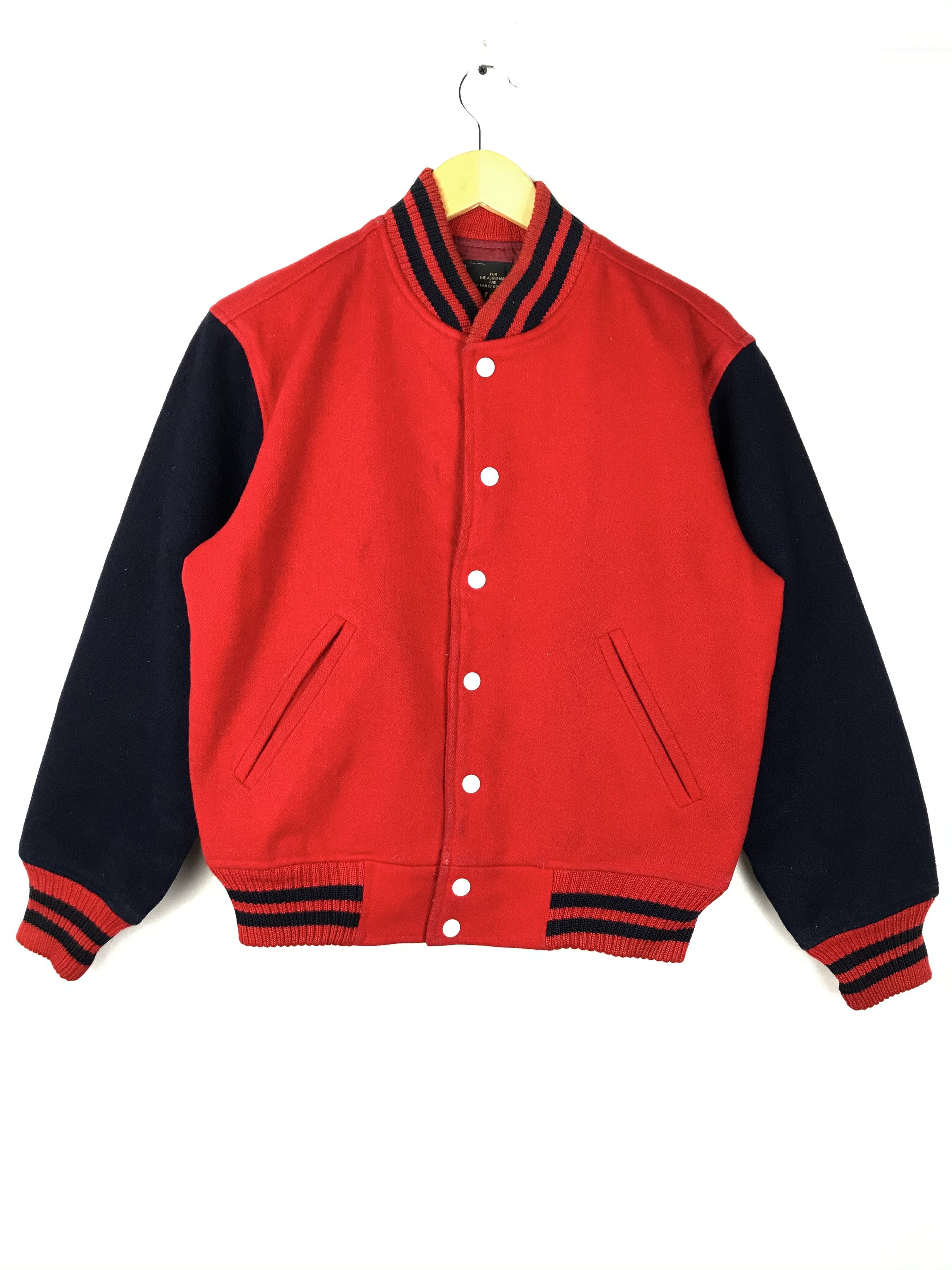 Designer Vintage Van Jac Varsity Jacket Wool Cashmere | Grailed