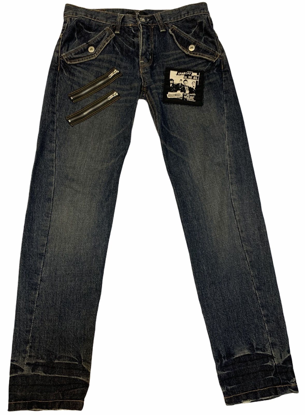 Japanese Brand Jeans Denim Super Lovers SkinHead | Grailed