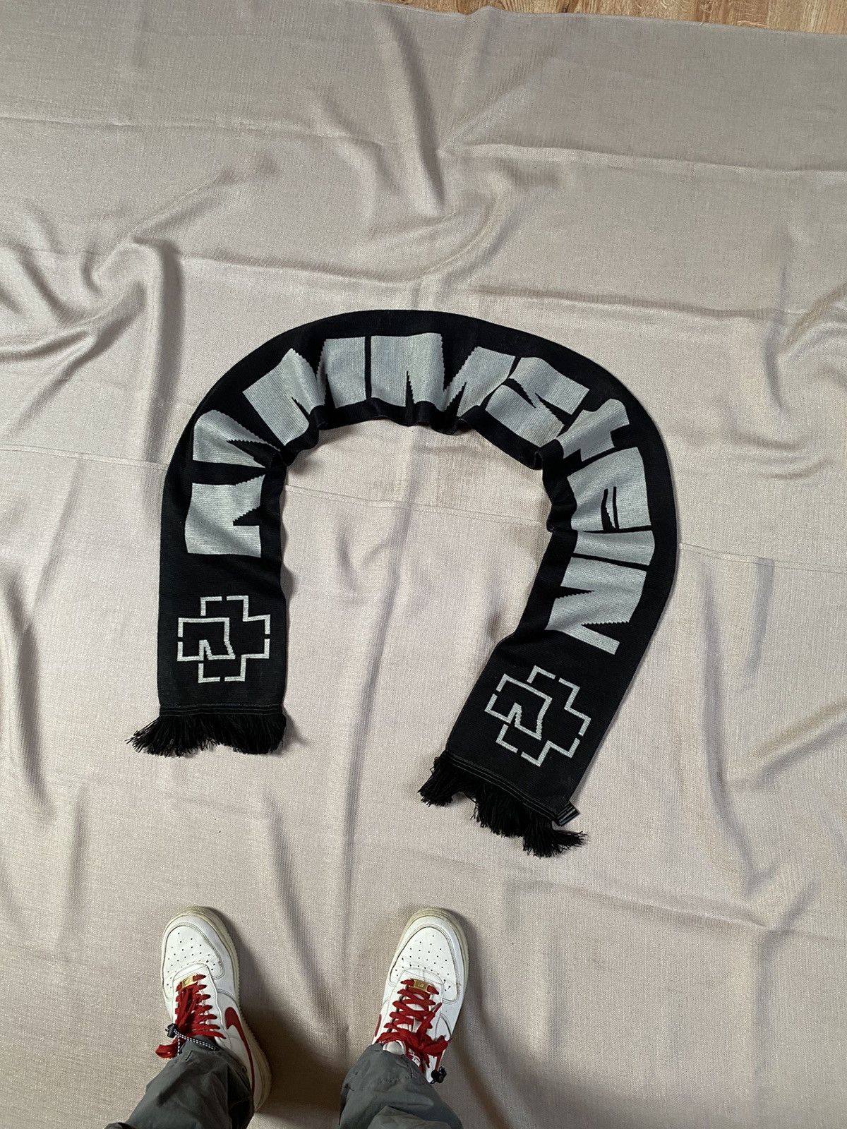 Band Tees × Rock Band × Vintage Rammstein official scarf | Grailed