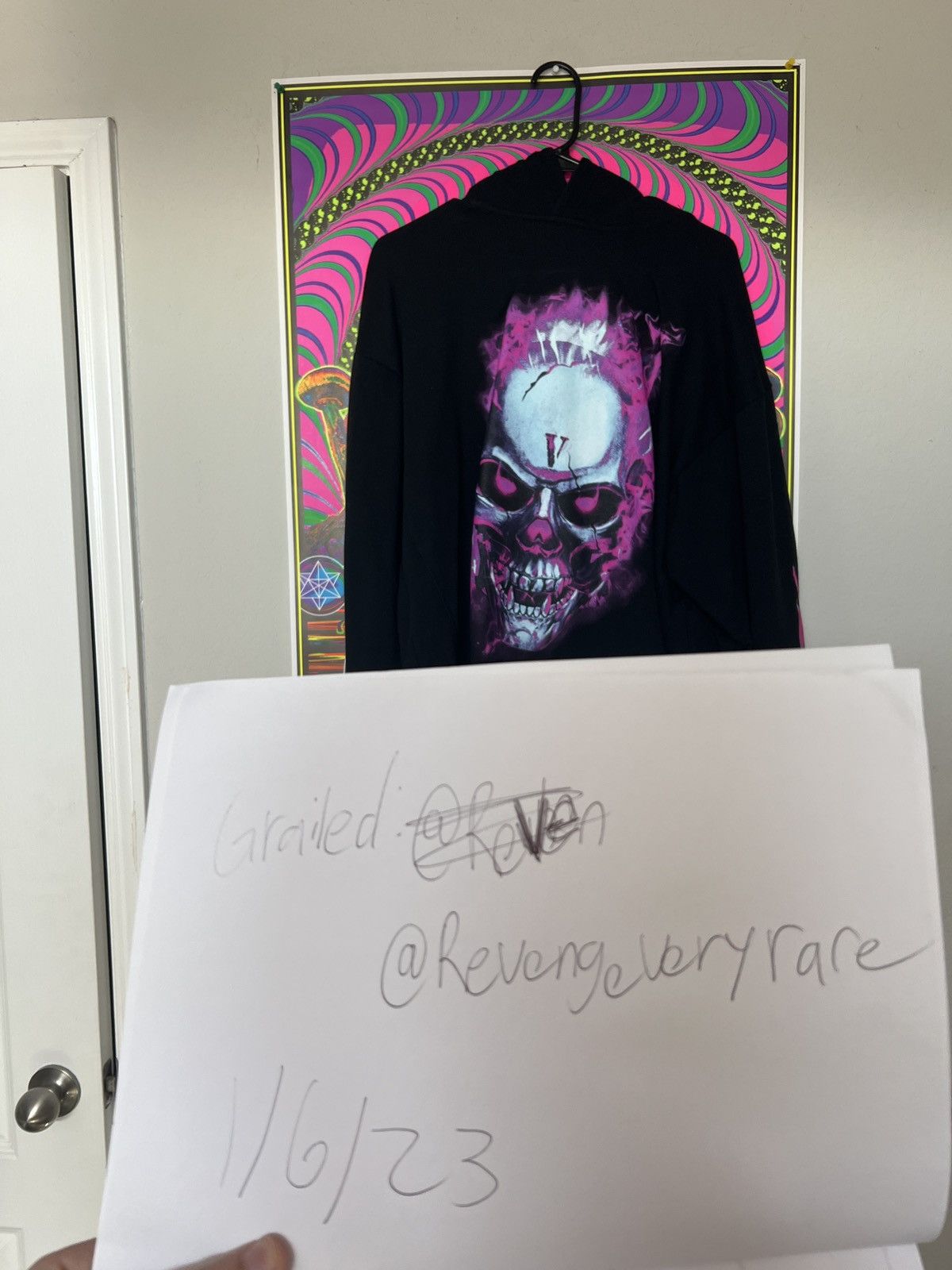 Vlone *FITS LIKE LARGE* Vlone Miami rolling loud exclusive hoodie | Grailed