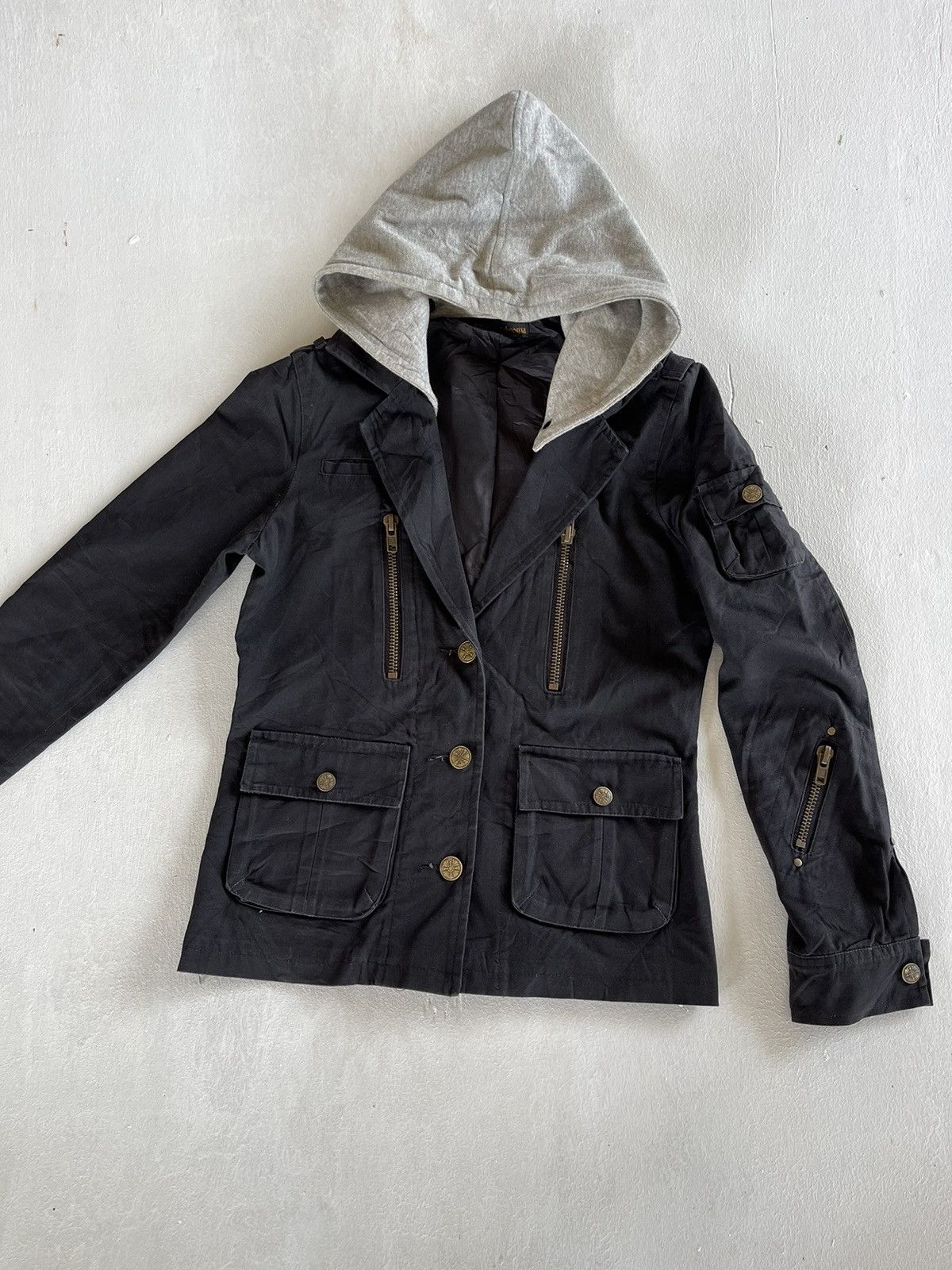 Vintage Cream Chroma Inspired Chrome Hearts Jacket Hoodie | Grailed