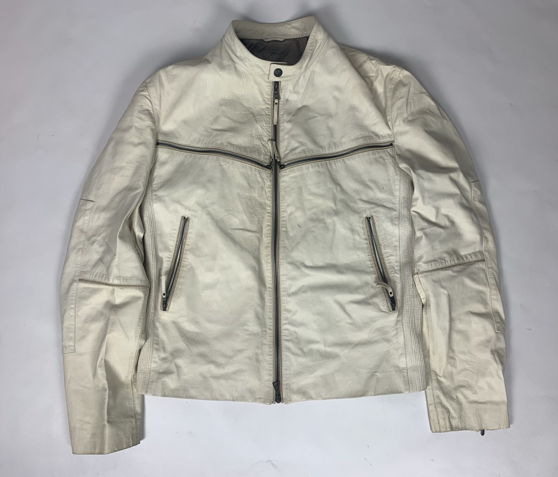 Raf Simons Jil Sander Leather Motorcycle Jacket | Grailed