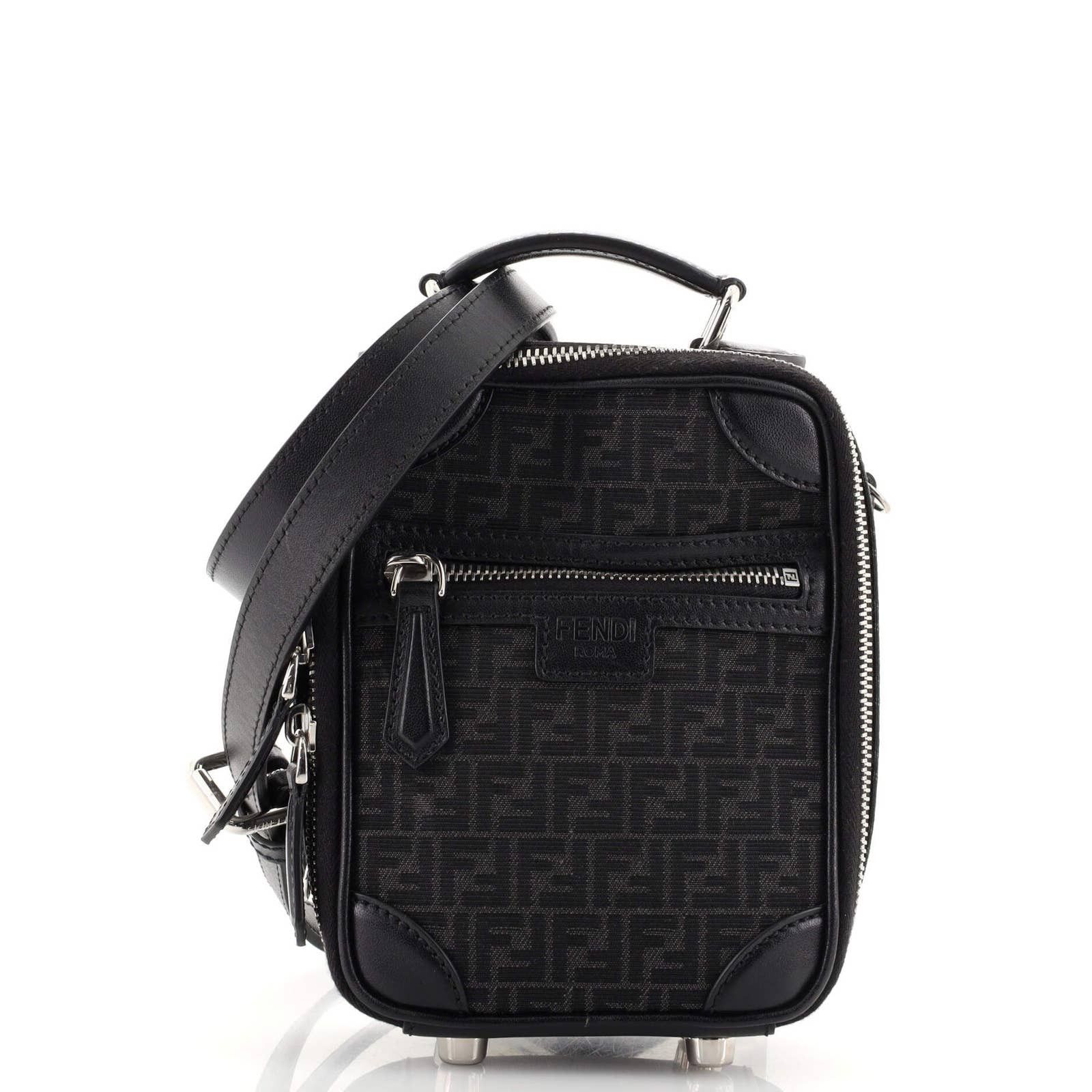 Fendi Trolley Crossbody Bag Zucchino Jacquard Mini | Grailed