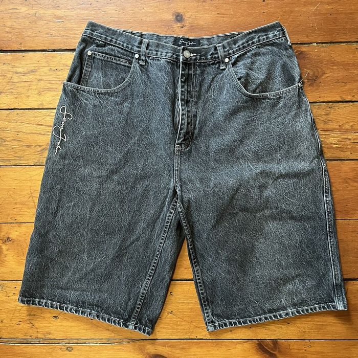 Sean John Vintage Y2K Sean John Baggy Fit Black Denim Carpenter Shorts ...