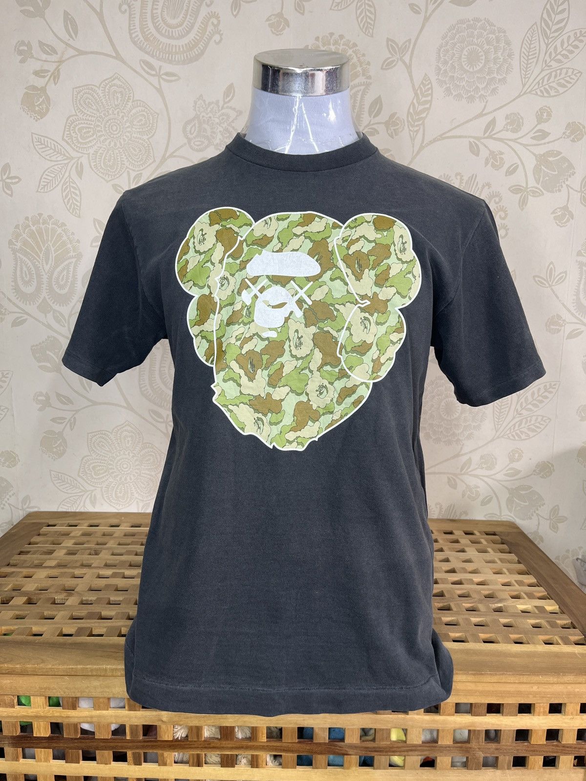 Bape Nigo Bape X Kaws Camouflage OgBape Tee Vintage | Grailed