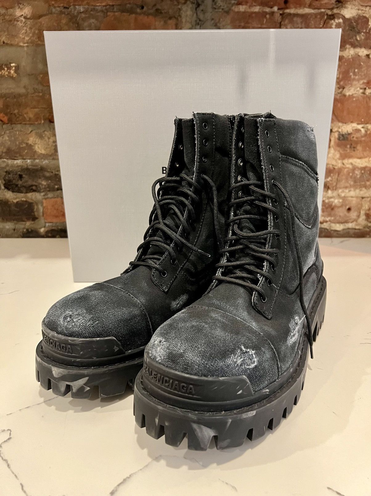 Balenciaga Balenciaga Combat Strike 20mm Boot | Grailed