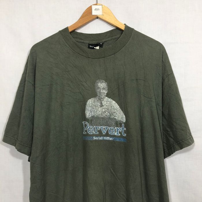 Vintage Vintage 90's PERVERT SERIAL KILLER shirt | Grailed