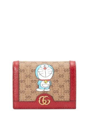 Gucci GUCCI X DORAEMON Mini GG Supreme Monogram Card Case Wallet | Grailed