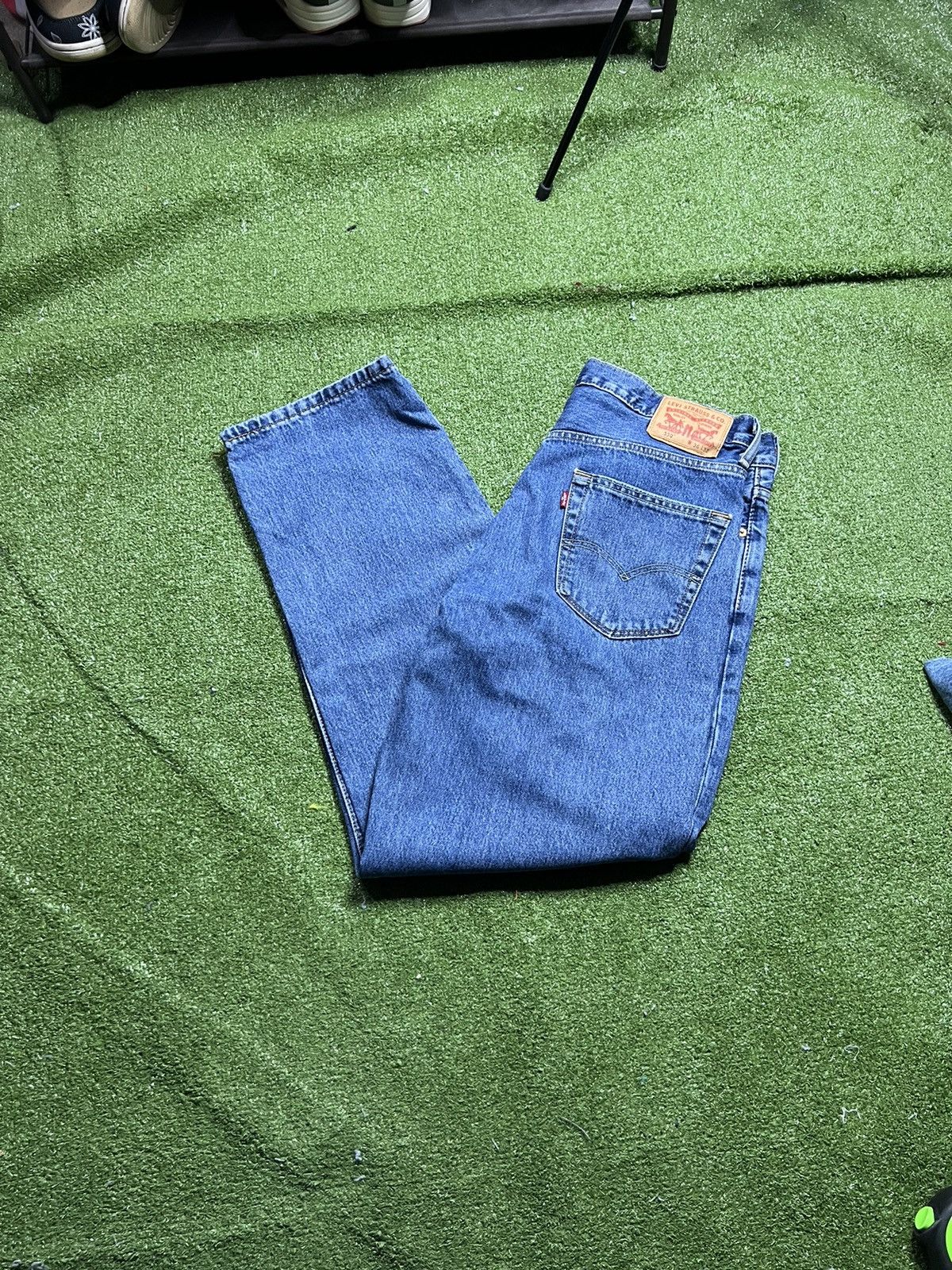 Levi's × Streetwear × Vintage vintage levis small logo faded blue denim ...