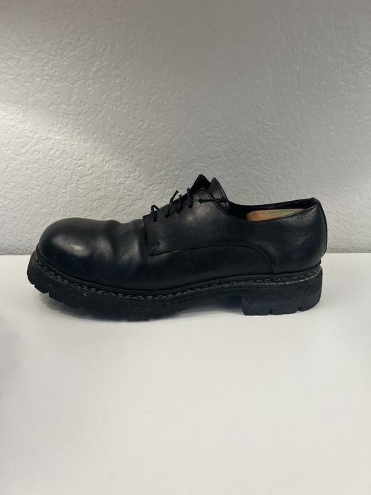 Guidi Sz 46 GR02V “Daddy” Black Horse Leather Derby | Grailed