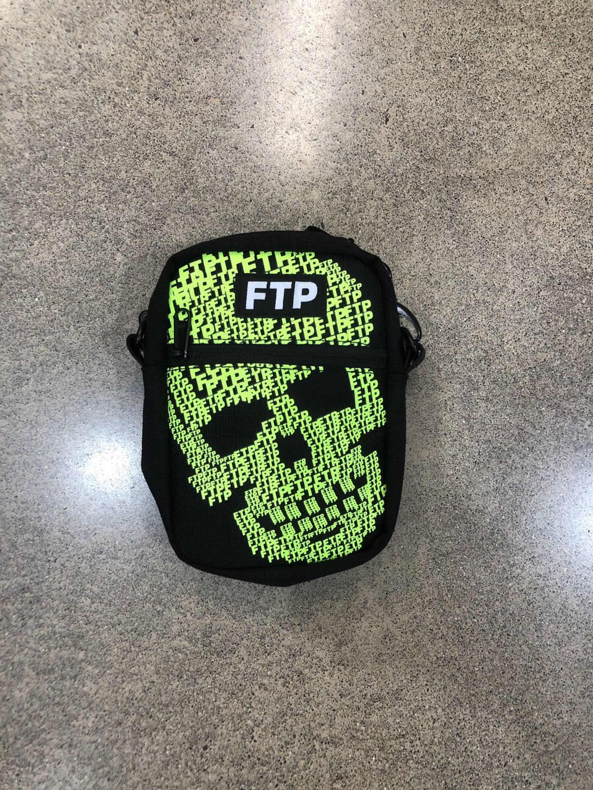 Fuck The Population FTP GLOW IN THE DARK SKULL SIDE BAG | Grailed