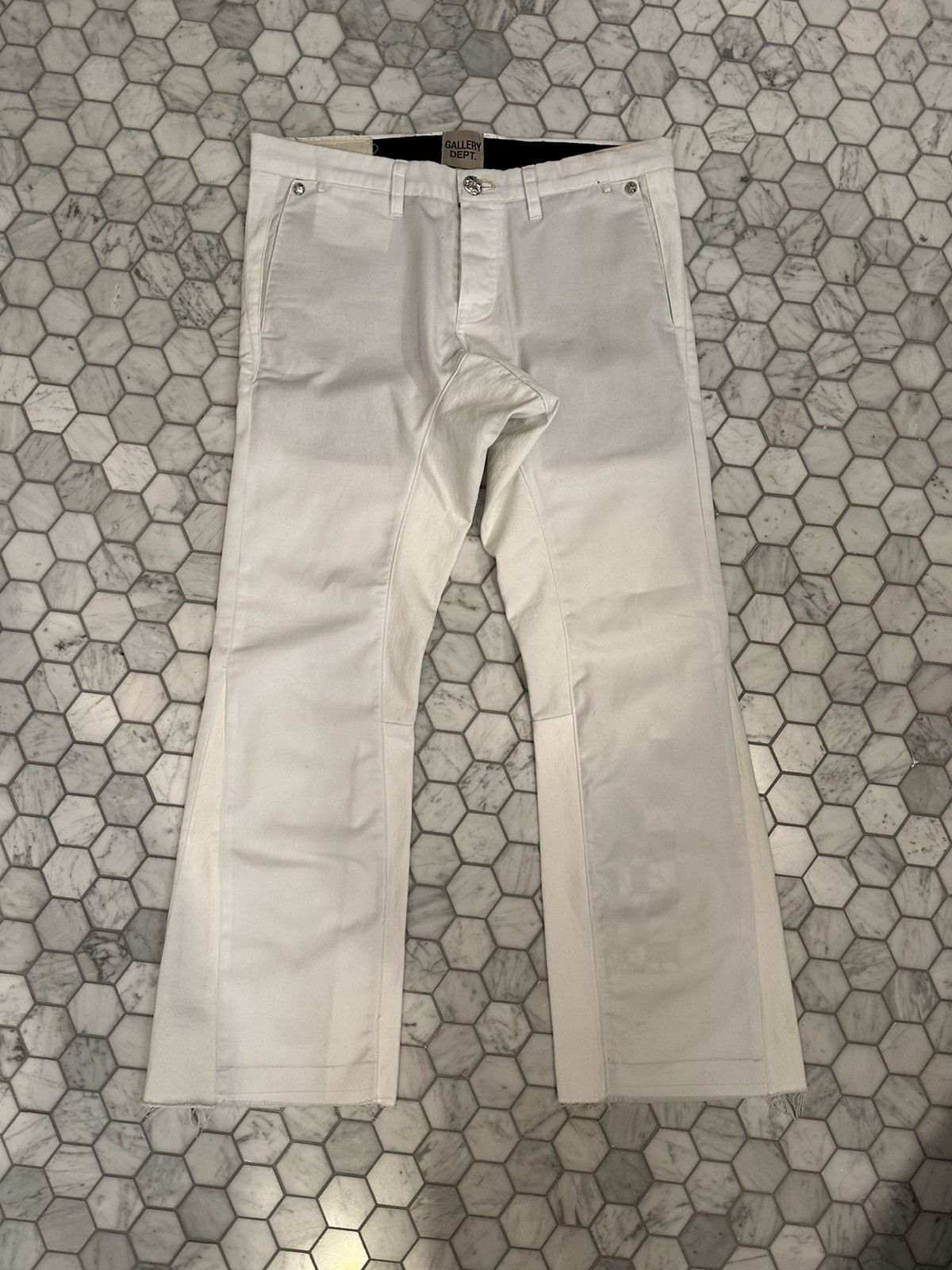 Chrome Hearts 1 of 1 Gallery Dept Flared Chrome Hearts 99 Eyes Pants ...