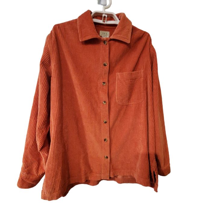Vintage LL Bean Medium Petite vintage corduroy shirt jacket shacket ...