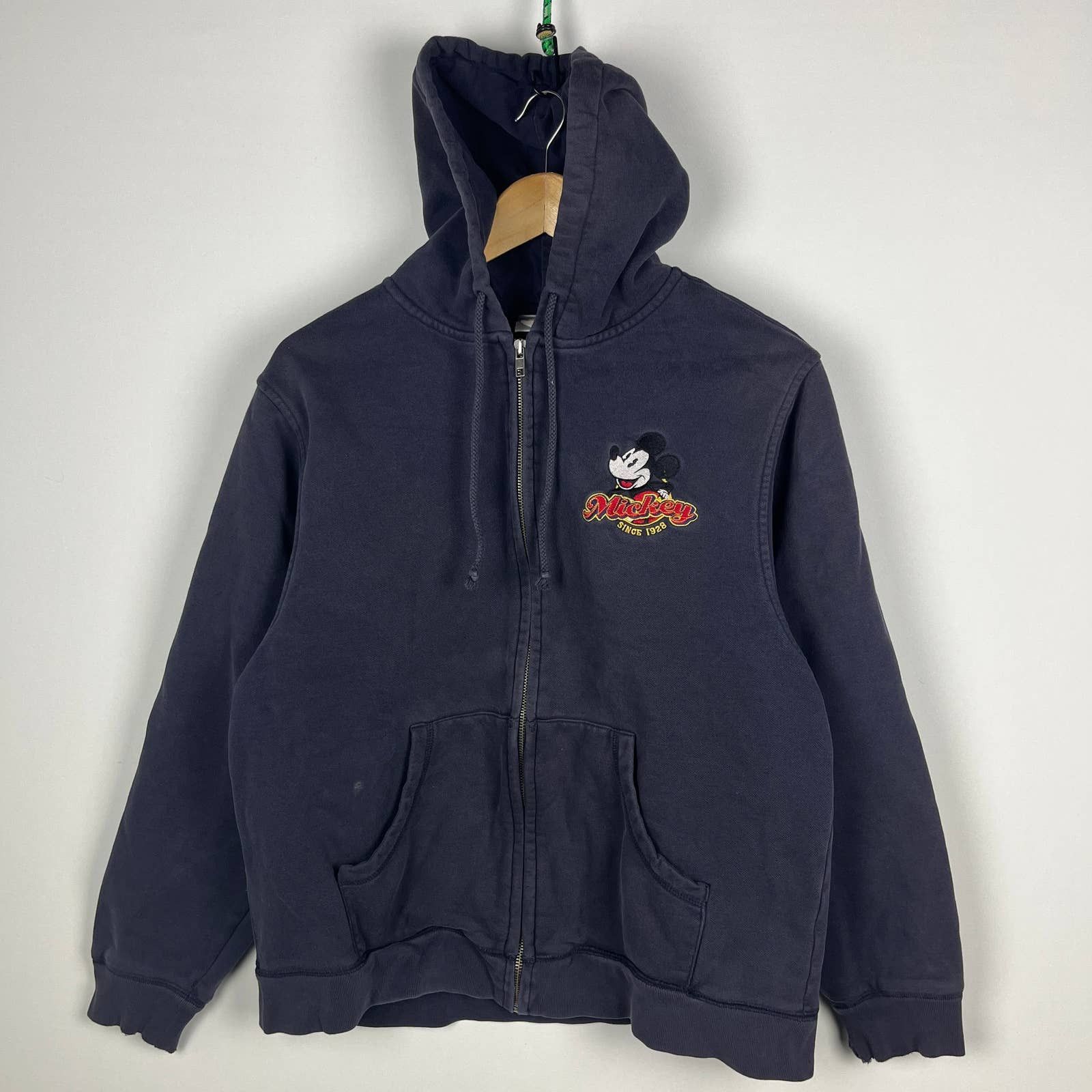 Disney × Vintage Vintage Mickey Mouse Disney Zip up hoodie Small | Grailed