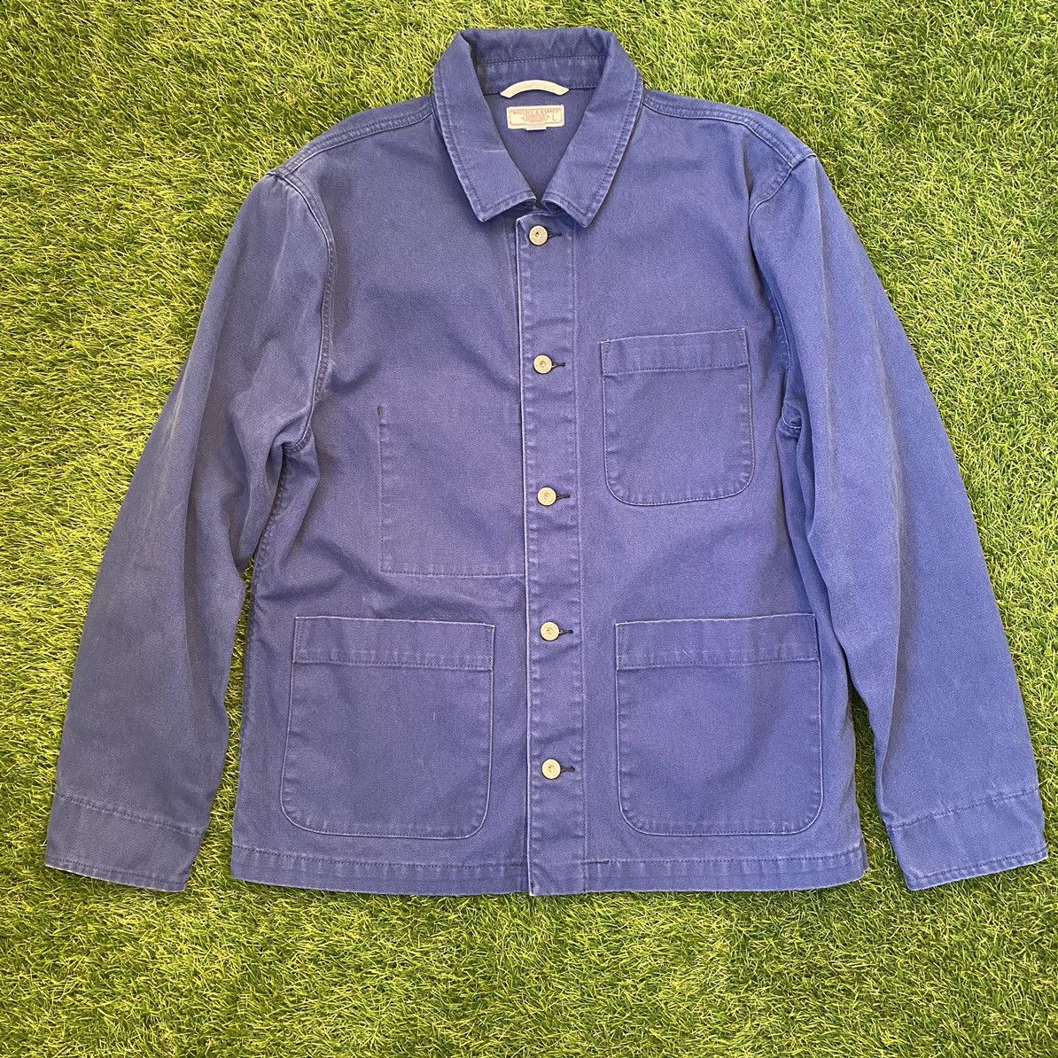 Vintage × Wallace & Barnes Wallace and Barnes Canvas French Chore Coat ...