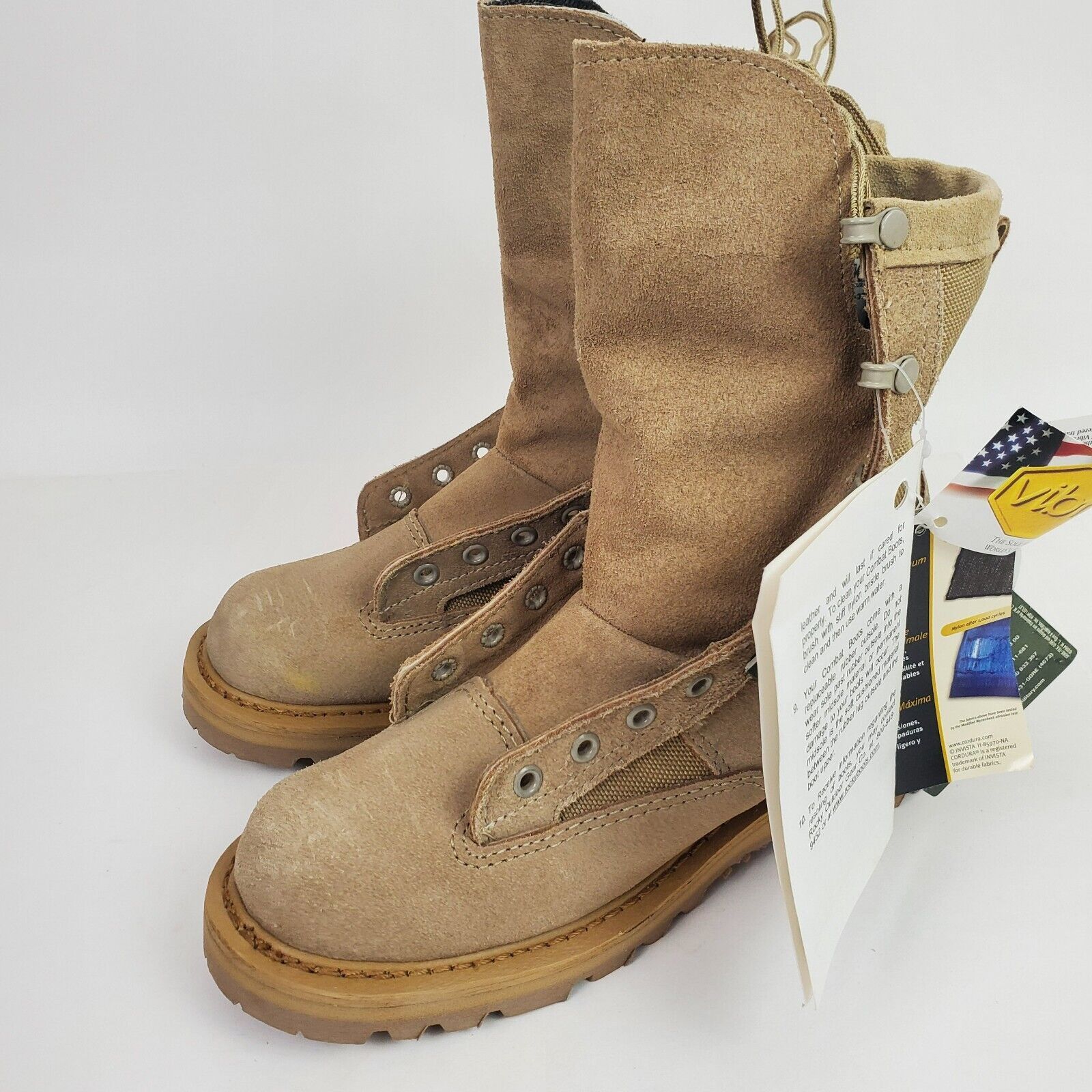 New Rock New Rocky Army Combat Boots Mens 5 Womens 7 Flight Tactical ...