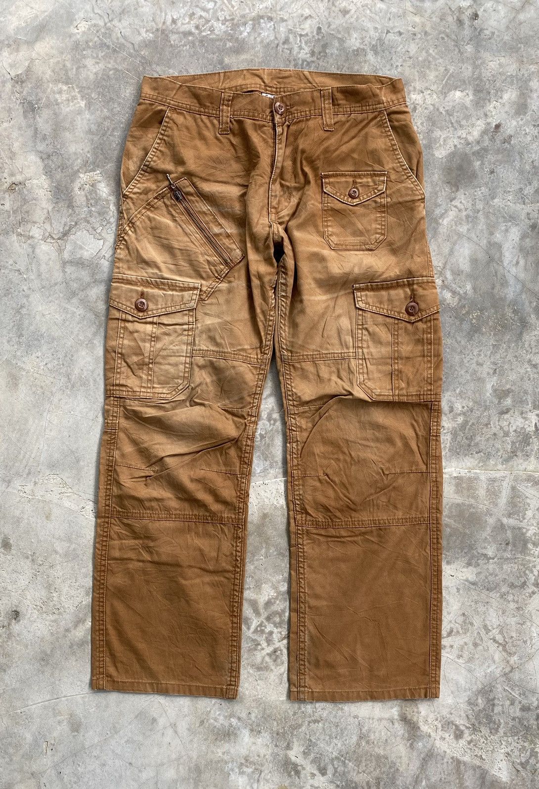 Japanese Brand Tree Gate Cargo Pants Sun Faded | Grailed