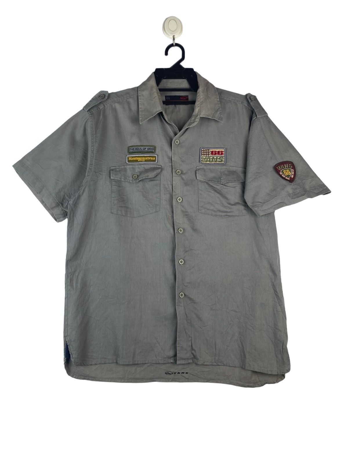 Vintage Vtg 90s VANS medic uniform patch logo shirts | Grailed