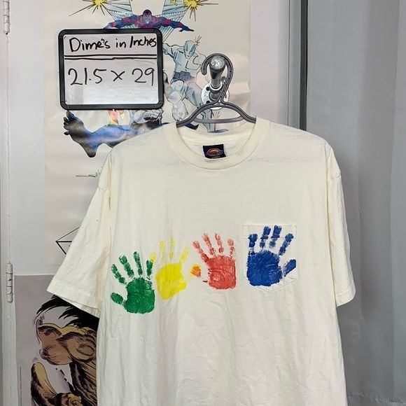 Art × Dickies × Vintage VTG Dickies DIY Hand Paint Art Single Stitch ...