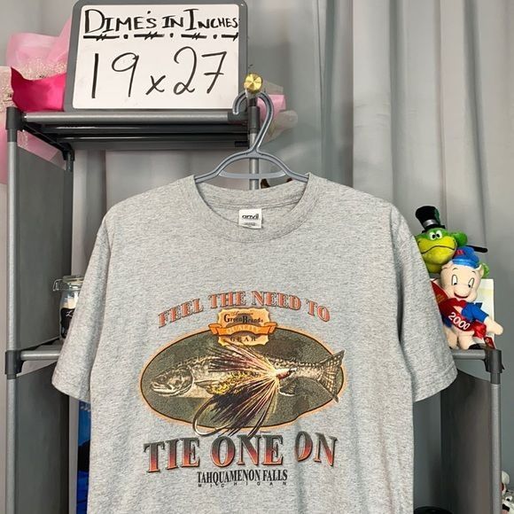 Animal Tee Fish Art Feel the Need To Tie One On Michigan Animal Tee ...