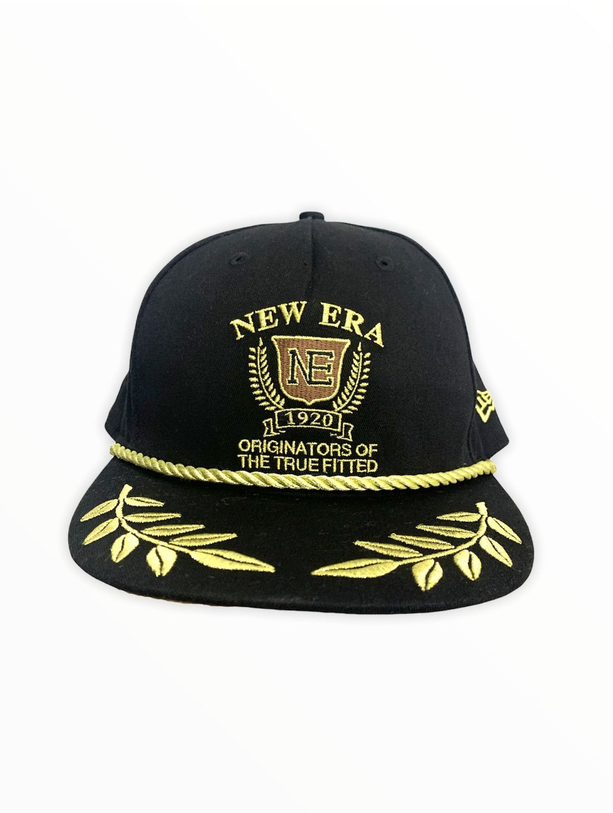 New Era New Era Snapback Embroidery Gold Thread | Grailed