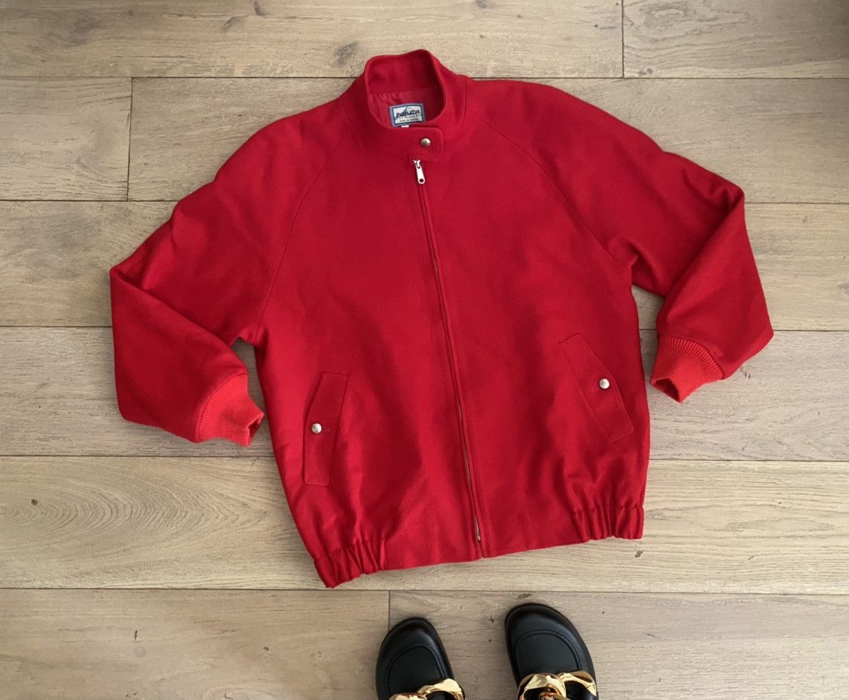 Vintage Vintage Pendleton Originals wool red jacket bomber sz M | Grailed