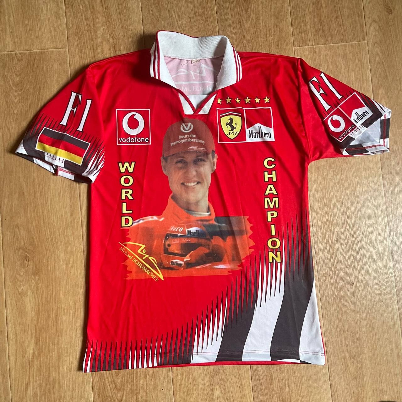 Formula 1 × Vintage Michael Schumacher Ferrari Racing Vintage Formula 1 ...